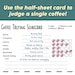 Coffee Tasting Scorecard – Party Game Rating Printable (PDF Download ...