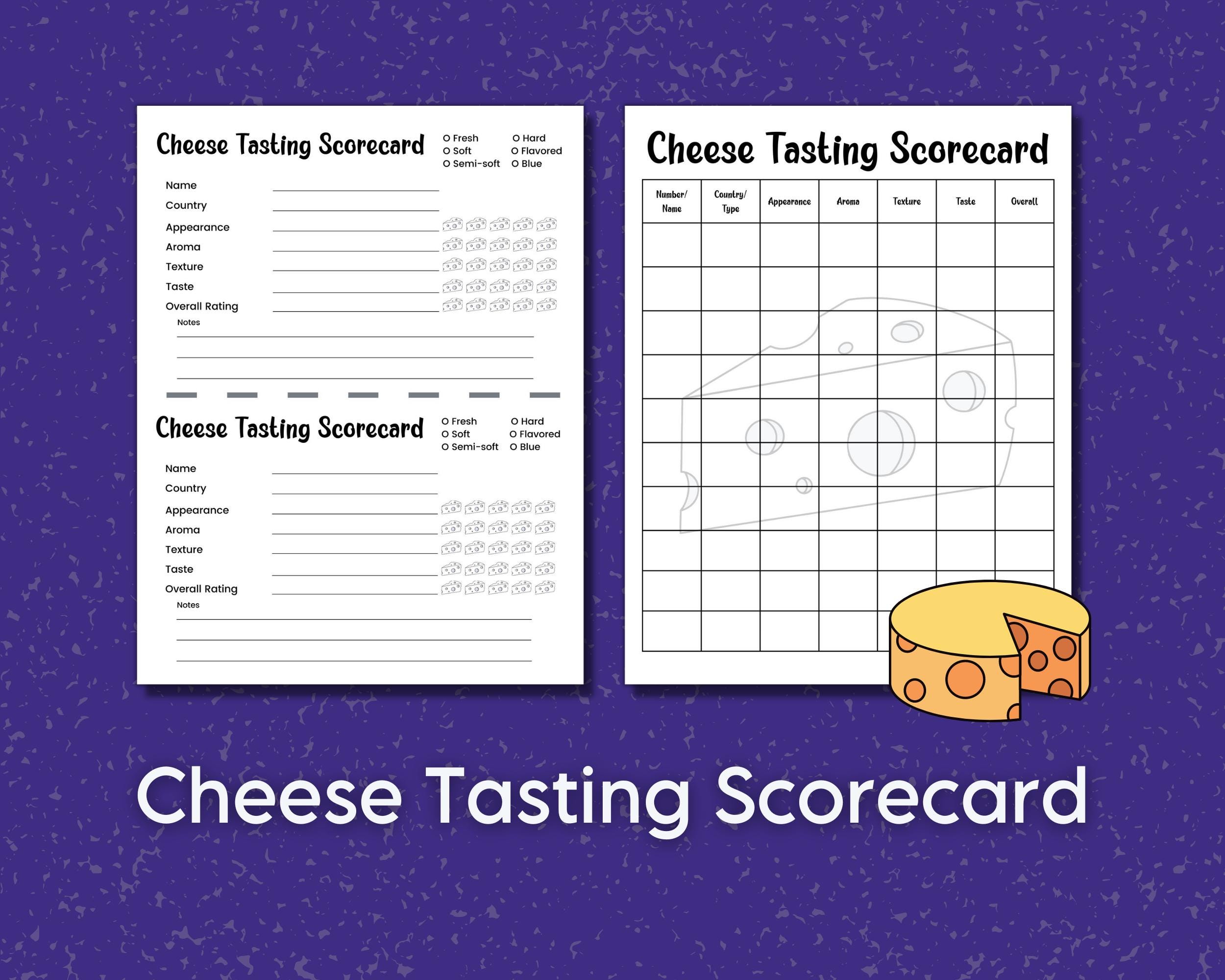 Cheese Tasting Scorecard Online Tasting | Reypenaer Historical