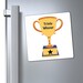 Trivia Night Game Winner Trophy Fridge Magnet, Funny Award for Pub ...
