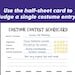 Costume Contest Scorecard – Halloween Party & Cosplay Judging Printable ...