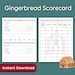 Gingerbread House Decorating Scorecard – Holiday Contest Game (PDF ...