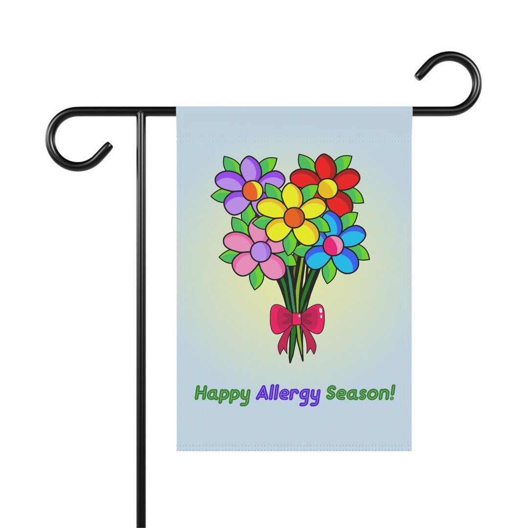 Happy Allergy Season Funny Garden Flag for Spring House Decor - Etsy