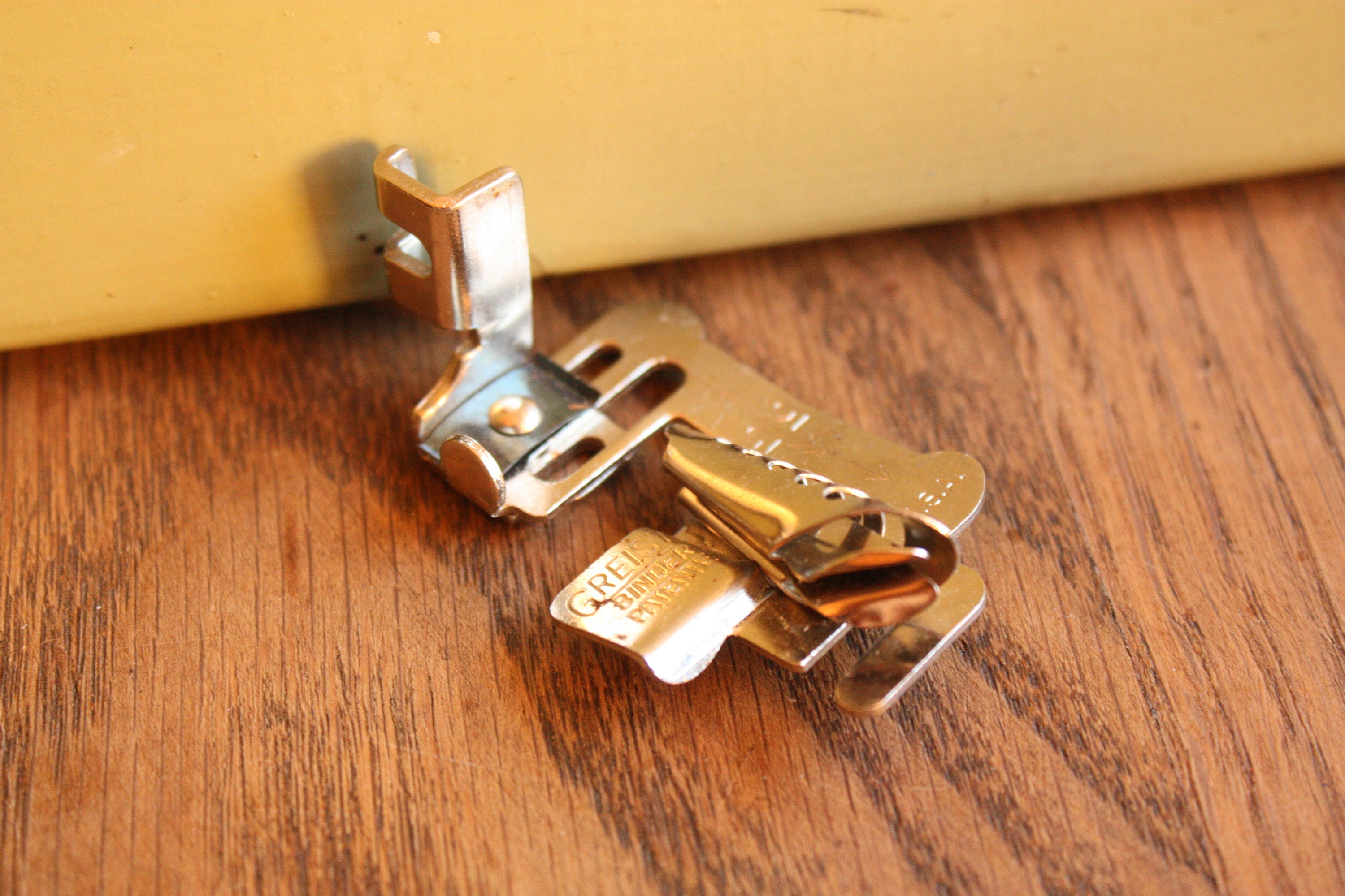 Vintage Greist Binder Patent 15/16 Sewing Machine Binder Foot - Etsy
