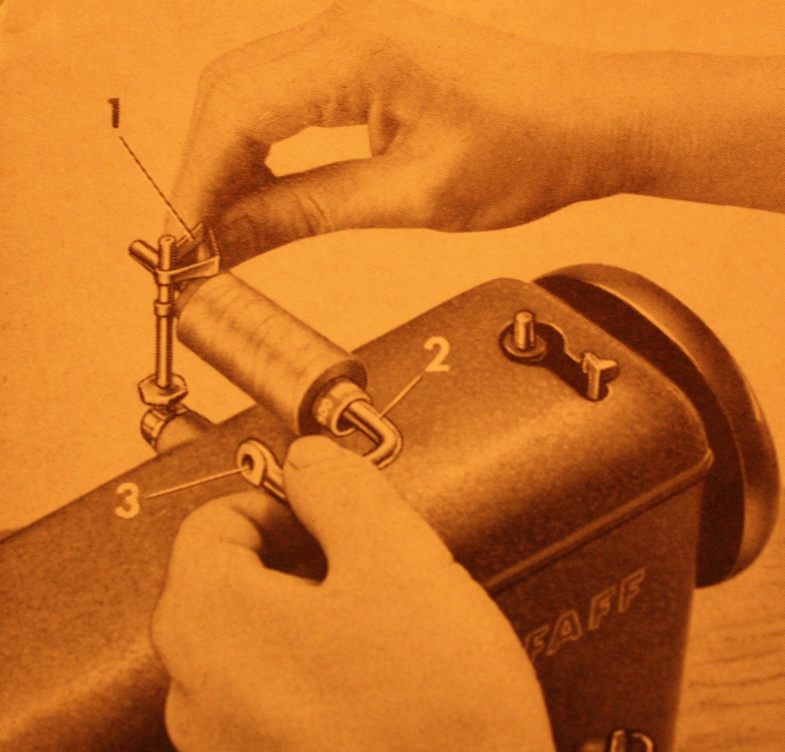 PFAFF 53241 & 53242 Transverse Spool Holder for PFAFF 362, 230, 260 ...