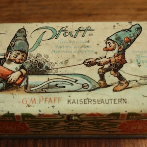 Vintage PFAFF Sewing Machines Tin Can Very Rare - Etsy