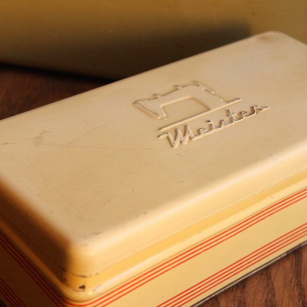 Singer Sewing Machine Tin Box - Etsy