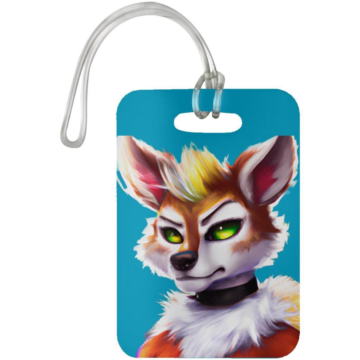 Fursuit Head Luggage Tags, Fursona Travel Tag , Kemono Style, Furry ...