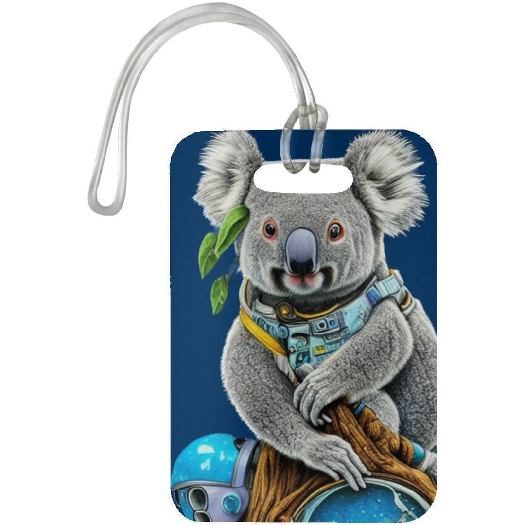 Astro Koala Space Gift for Kids, Cute Astronomy Inspired Luggage Tag ...