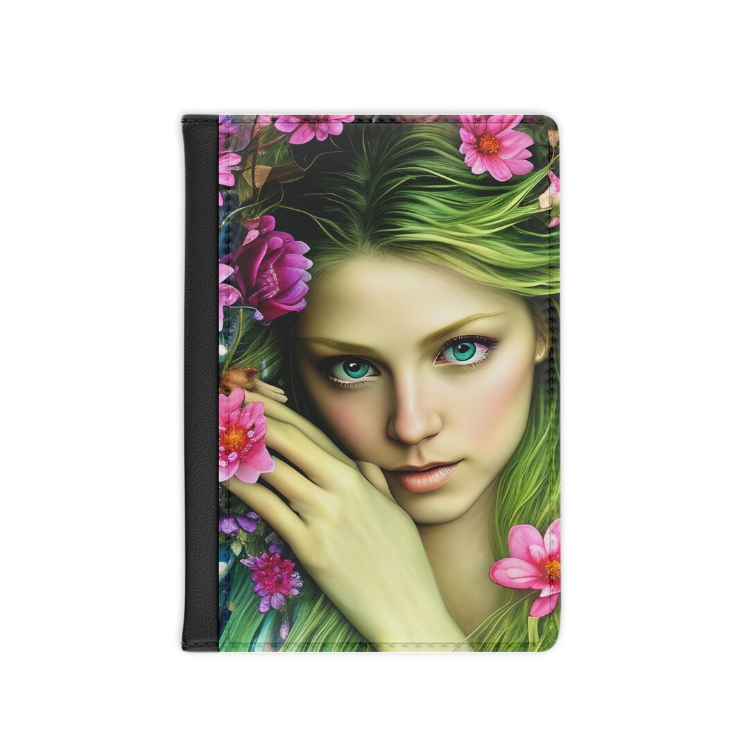 Elf Waifu Passport Case Passport Holder for Her Girly Passport Wallet ...