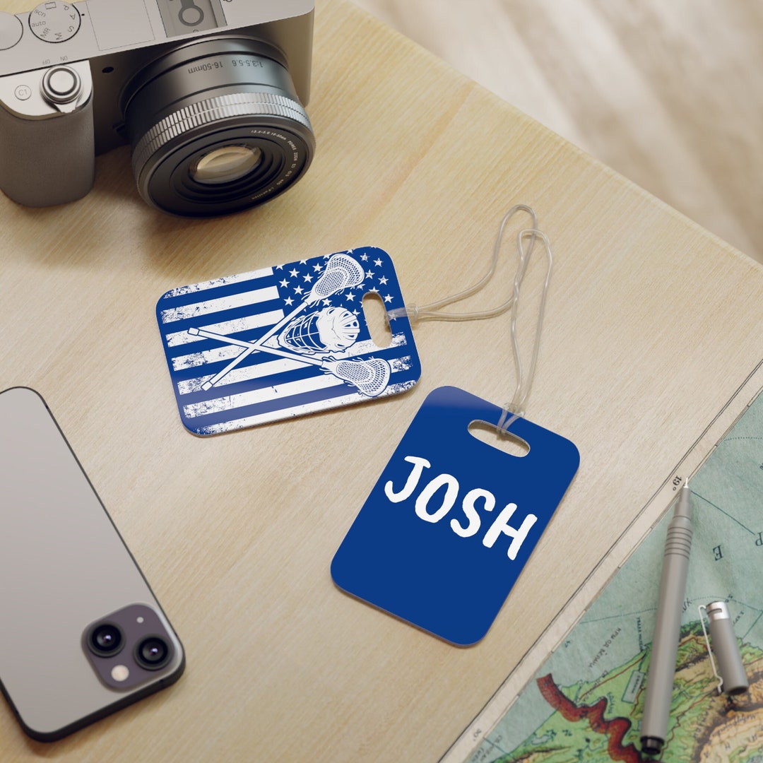 Personalized Lacrosse Luggage Tag, Custom Personalized Backpack, Sport ...