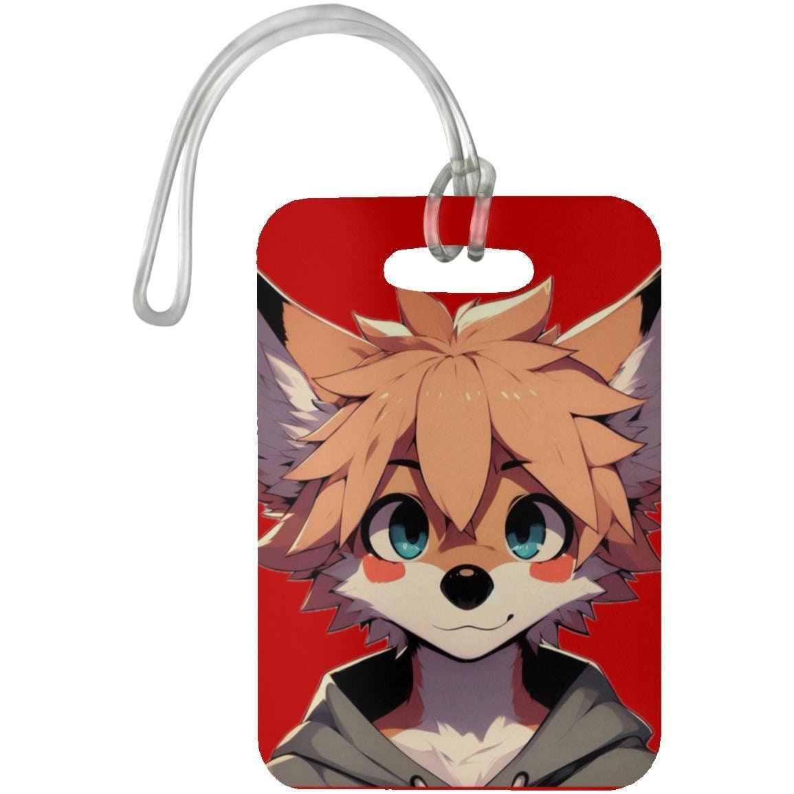 Fursona Luggage Tag Furry Art Fox Bag Tag Fox Furry Mask - Etsy