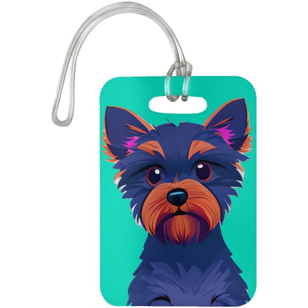 West Highland Terrier Luggage Tag for Kids, Dog Baggage Identification ...