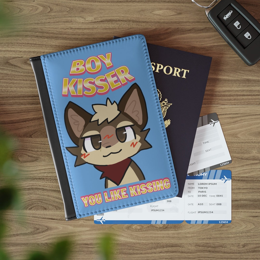 Boykisser Meme Fursona Furry Passport Cover, Fursona Passport Holder ...