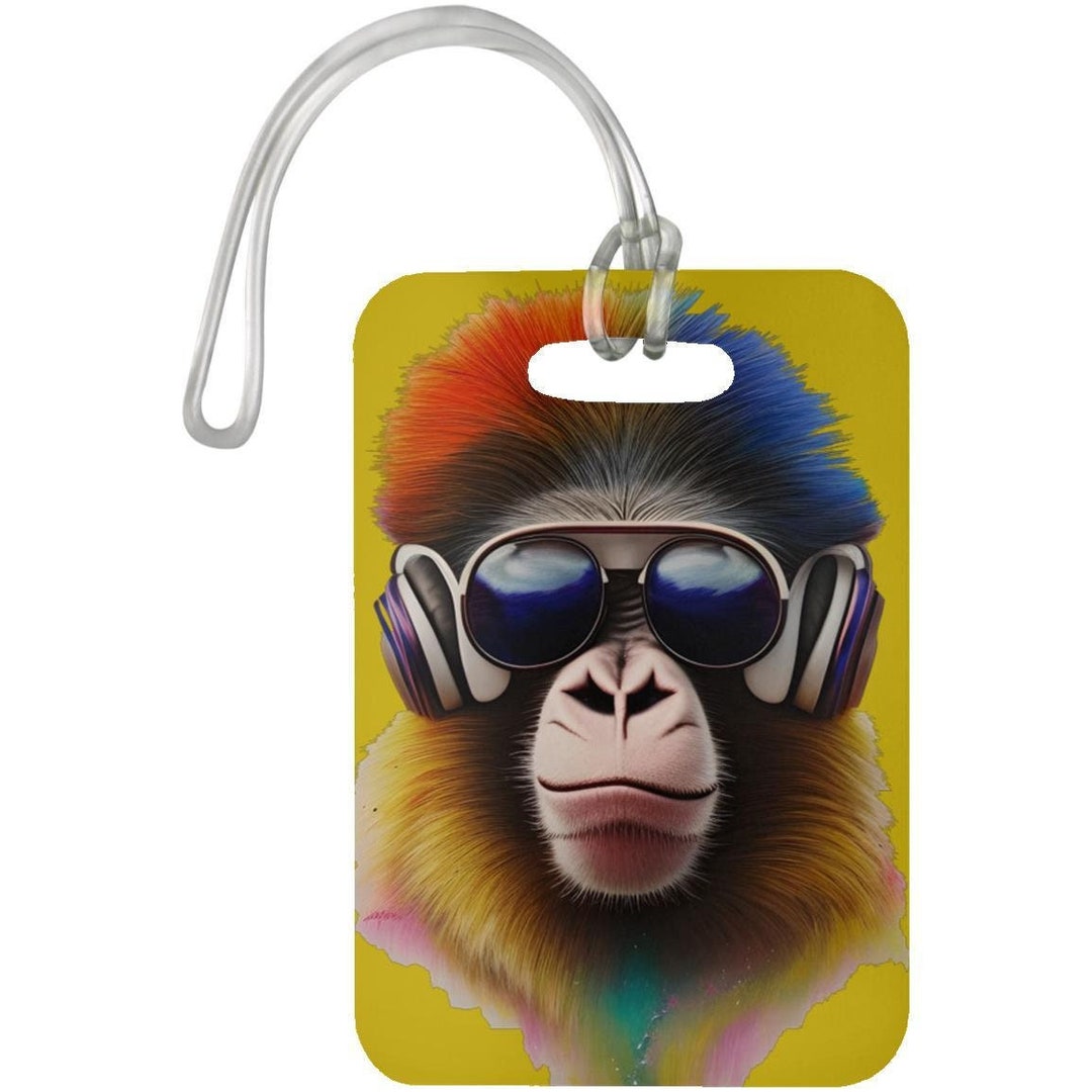 New Ape Luggage Tag Ape Mask Suitcase Tag Music Gifts Bag Tags Travel ...