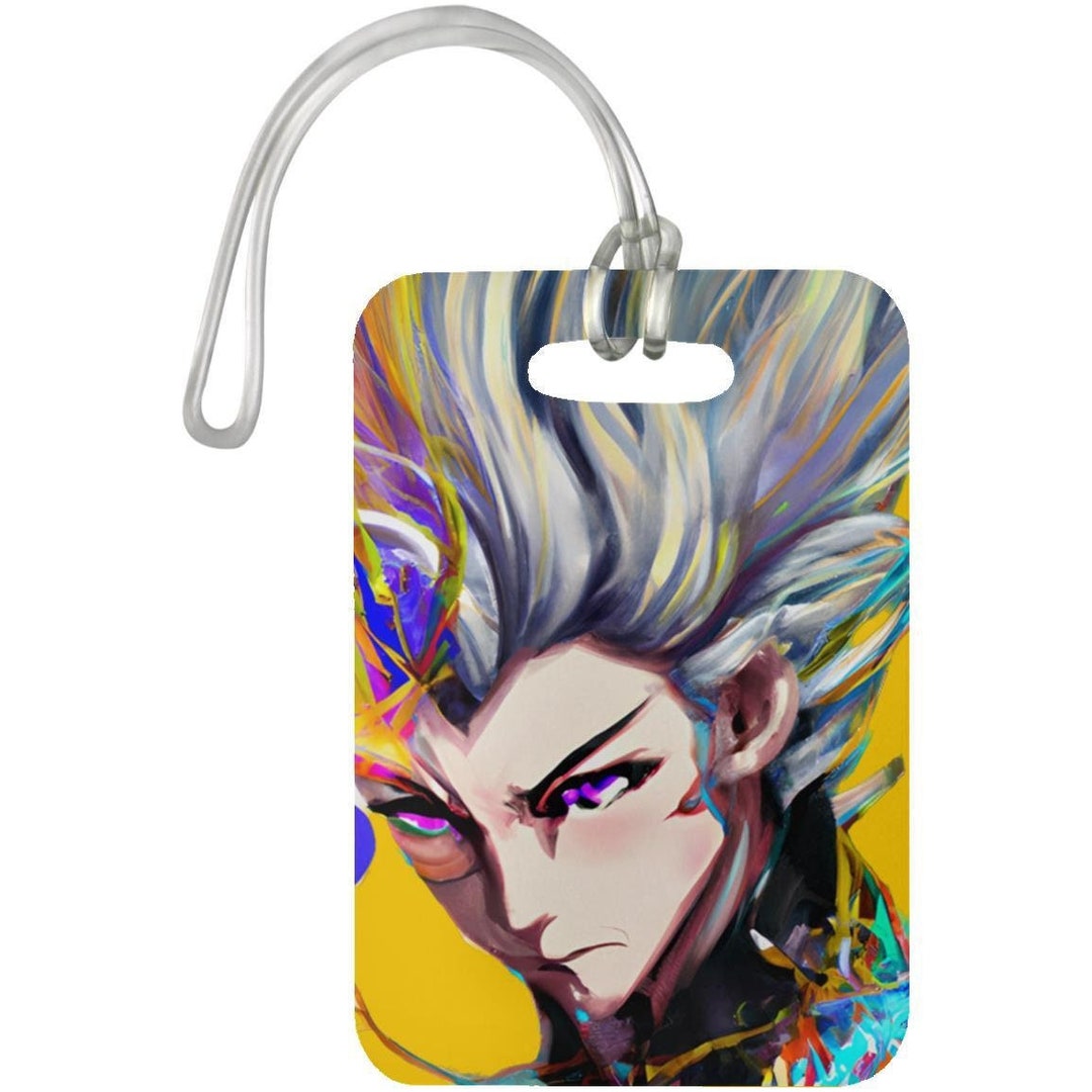 Anime Luggage Tags Manga Rainbow Art Baggage Identification Cool ...