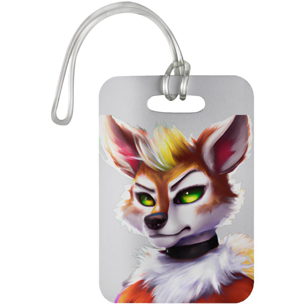Fursuit Head Luggage Tags, Fursona Travel Tag , Kemono Style, Furry ...