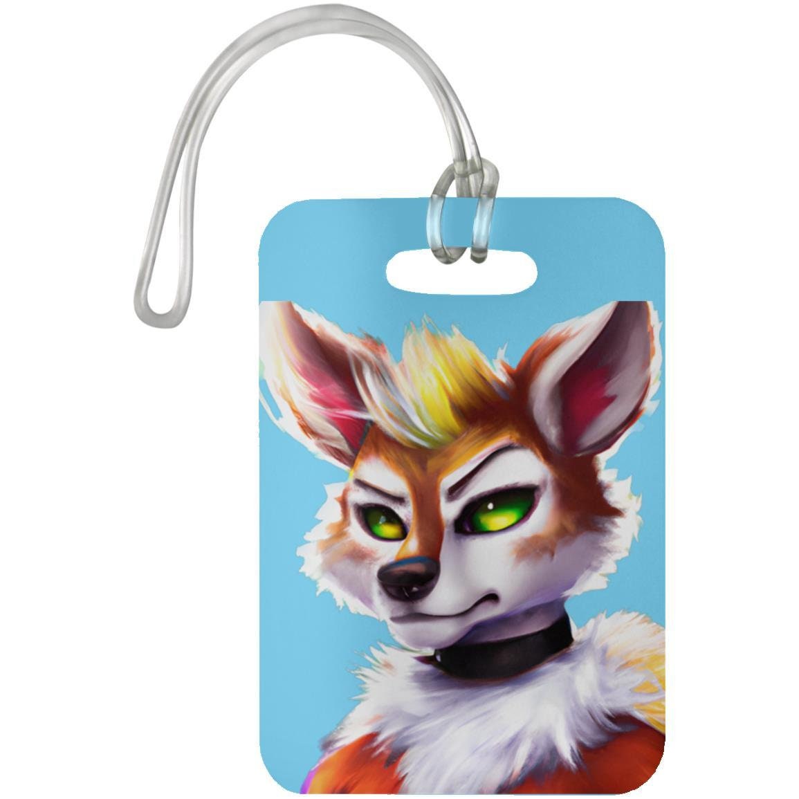 Fursuit Head Luggage Tags, Fursona Travel Tag , Kemono Style, Furry ...