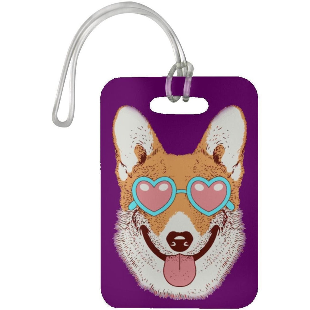 Corgi Love Luggage Bag Tag, Dog Travel Accessory, Corgi Lover Gift ...