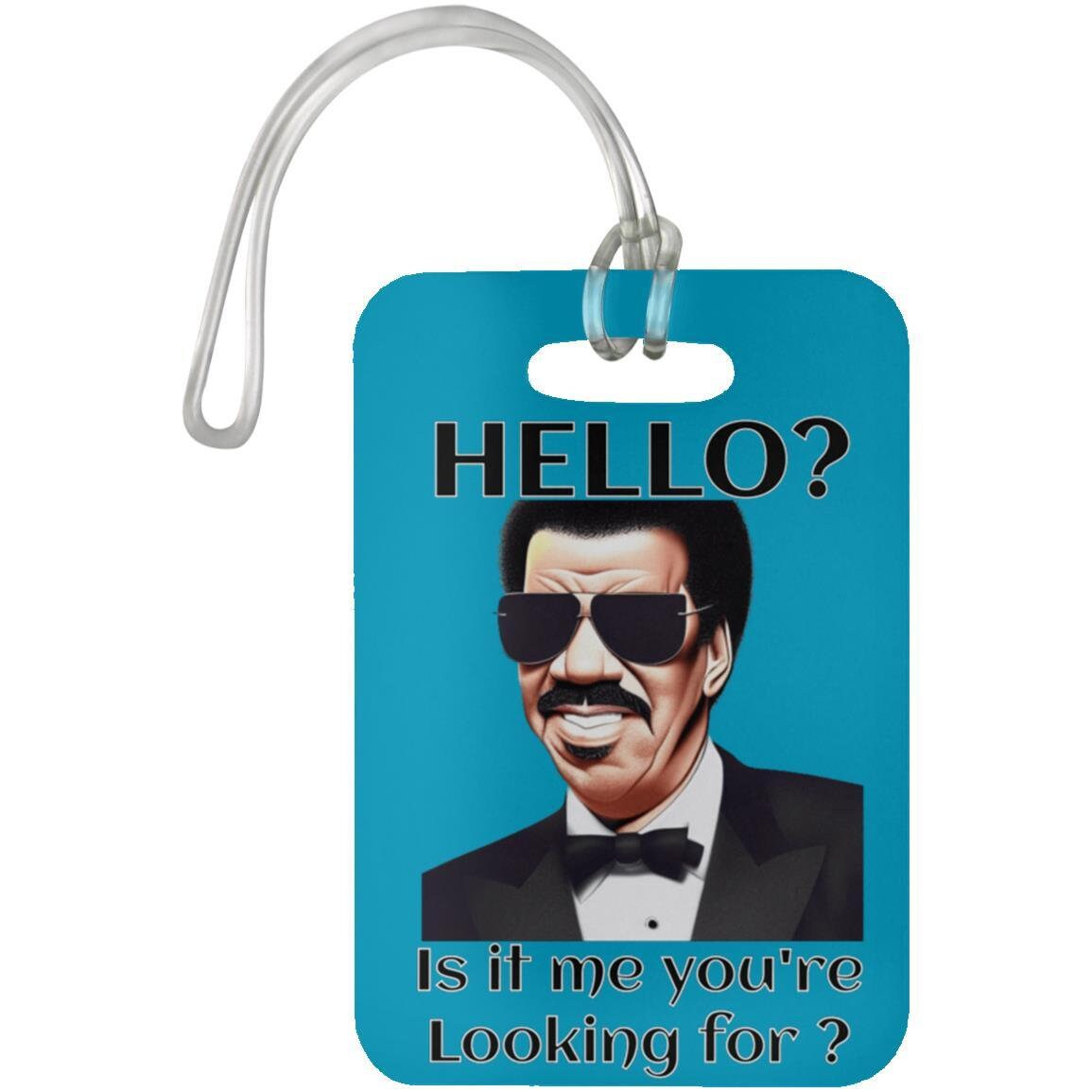 Hello Lionel Richie Luggage Tag, Funny Luggage Bag Tags - Etsy