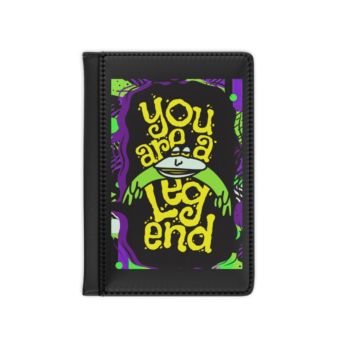 Legend Funny Passport Cover Leg END Fun Gift for Travelers - Etsy