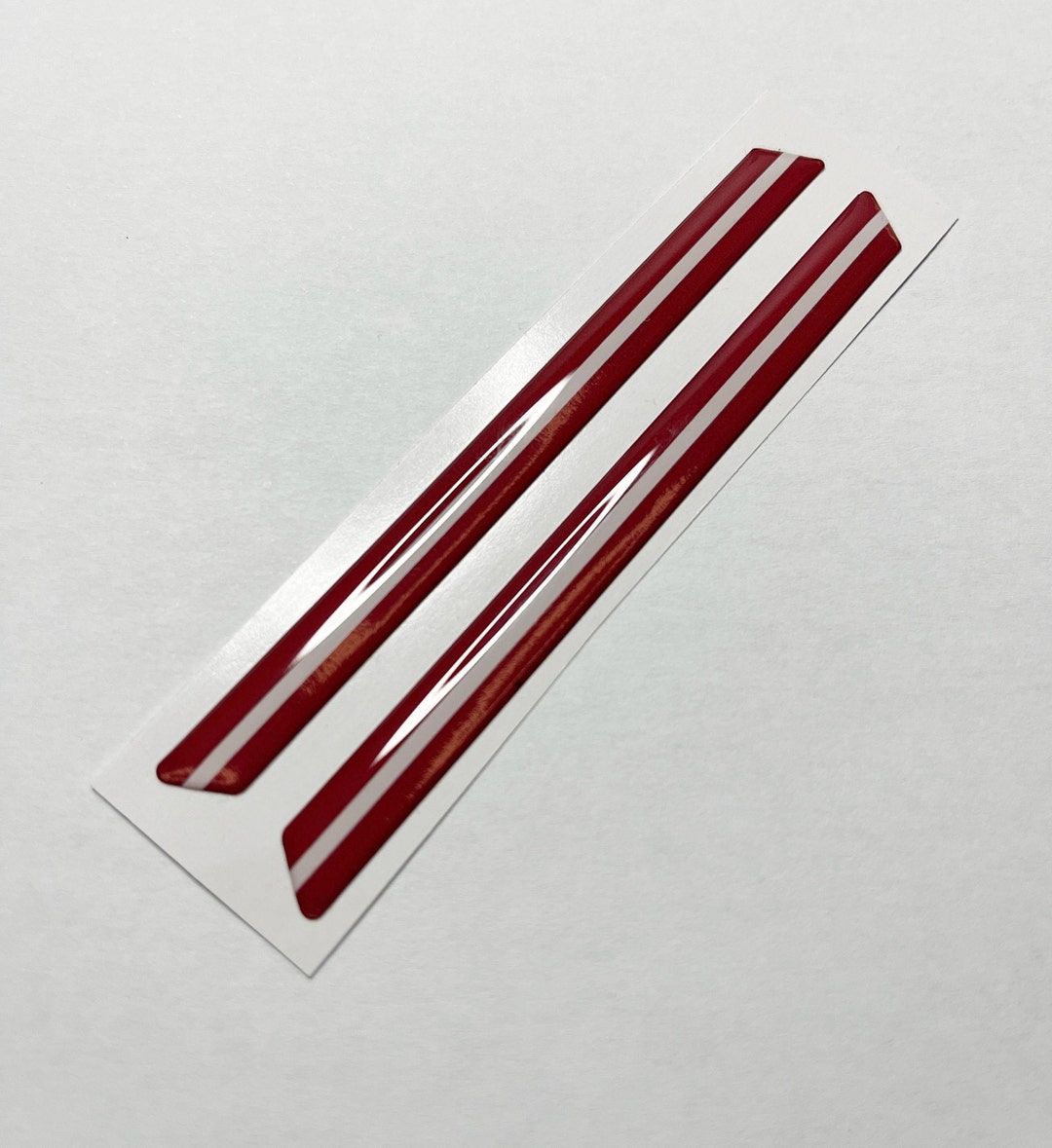 2 Pcs X Latvia Flag Stickers (97x8 Mm ) Flag Decal 3D Resin Domed ...
