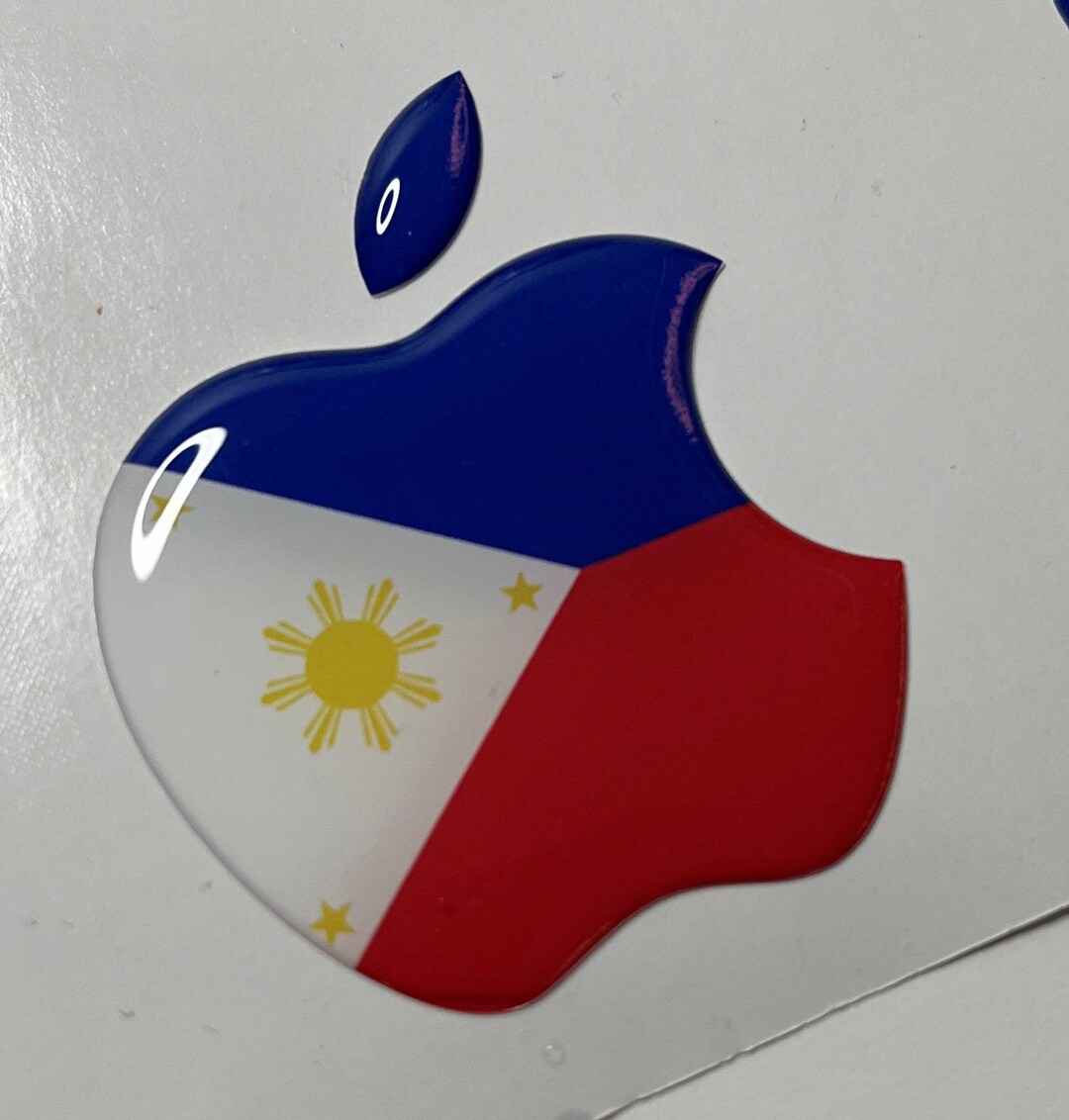Apple Stickers (flag of Philipipines) for Iphone, Macbook, Ipad, Imac ...