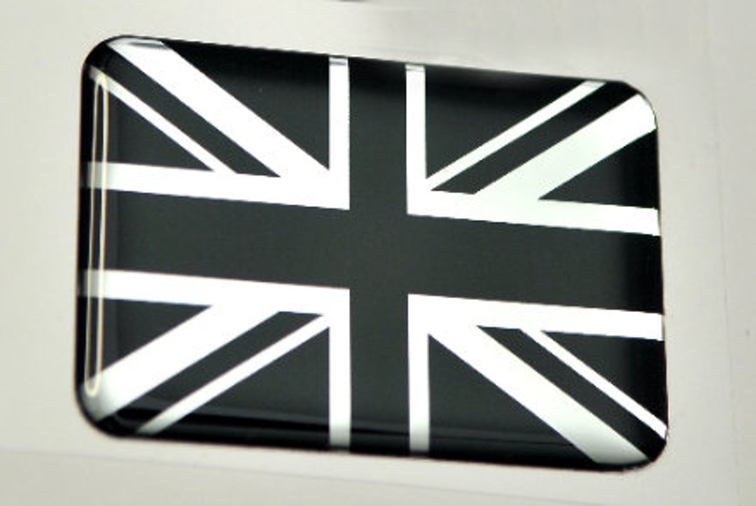 Union Jack 3D Resin Sticker: GB Flag Decal (64x44 Mm) - Etsy