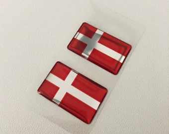 Danish Flag Stickers - Etsy