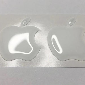 3D Domed Apple Logo Sticker: Iphone, Macbook, iPad Accessory - Etsy