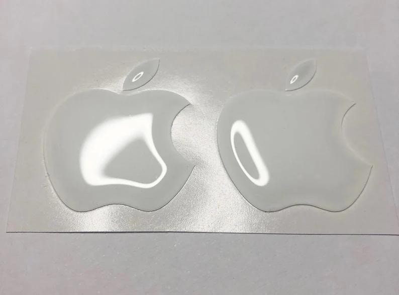 3D Domed Apple Logo Sticker: Iphone, Macbook, iPad Accessory - Etsy