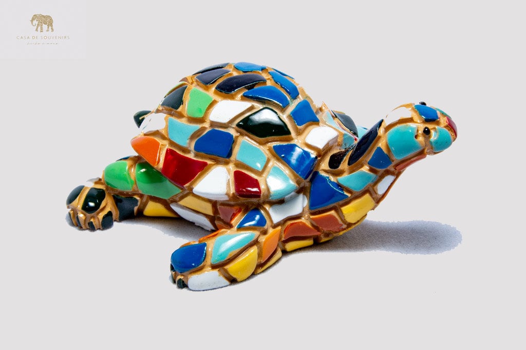 Mosaic Turtle Statue Made With Marble Dust and With Enamel. It's the ...
