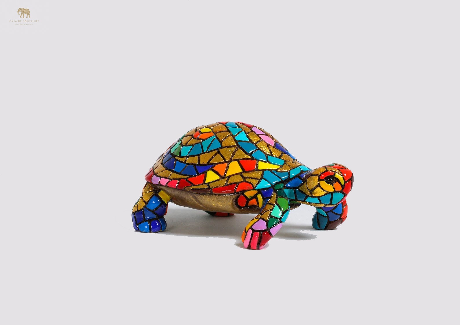 Golden Turtle Statue Made With Marble Dust and With Enamel. It's the ...