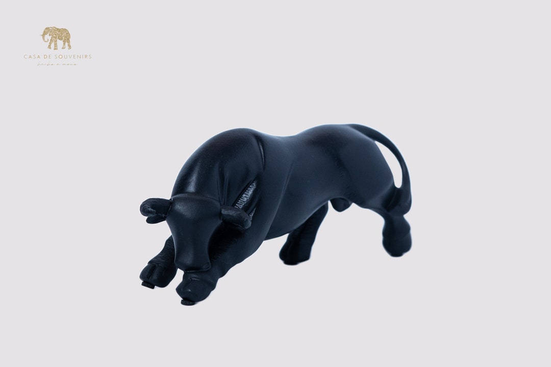 Black Handmade and Hand Painted Bull. One of the Best Products in Spain ...
