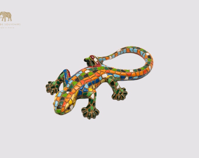 Mini Clay Salamander / Gecko / Lizard. Hand Painted Mexican Folk Art ...