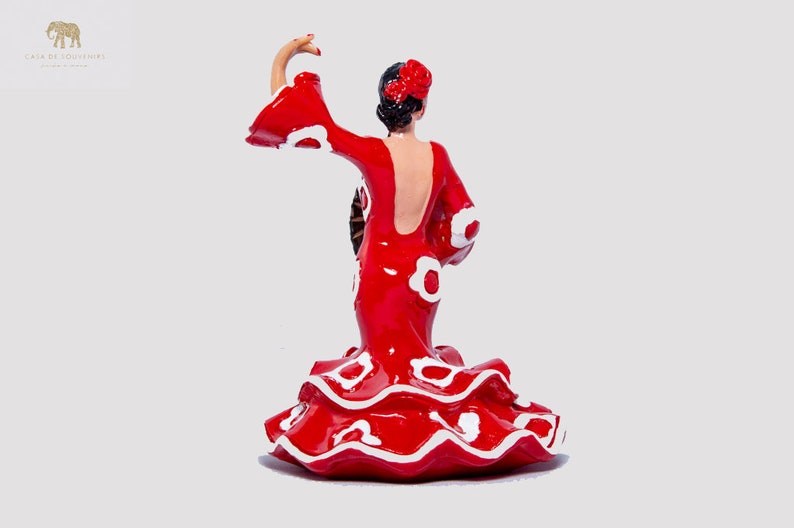 Spanish Flamenco Dancer, Figurine Hand Painted and Handmade in Spain ...