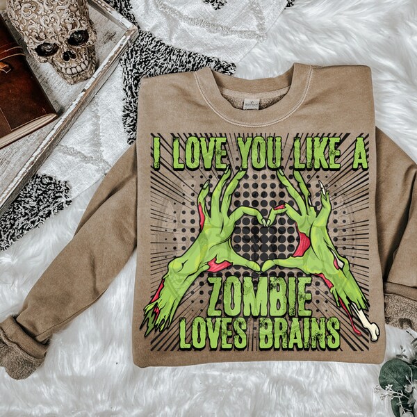 I Love Zombies - Etsy