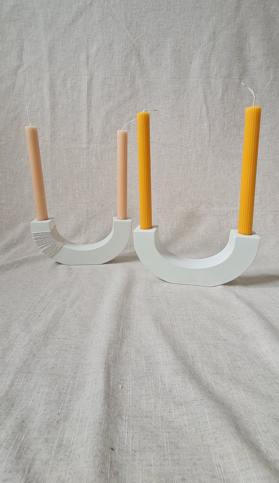 Arch Double Candlestick Holder - Etsy