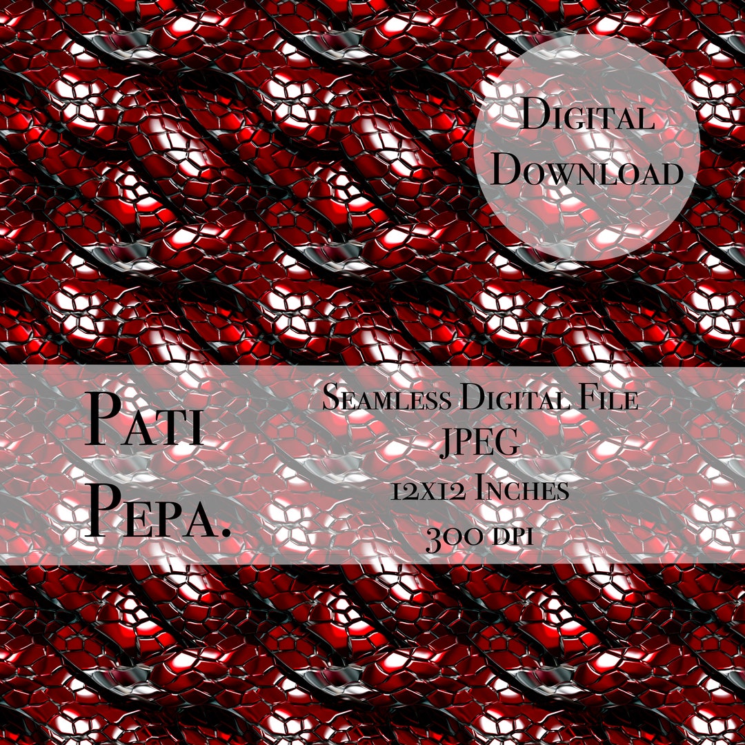 3D Snake Skin Digital Patternseamless Pattern Repeating Sublimation ...