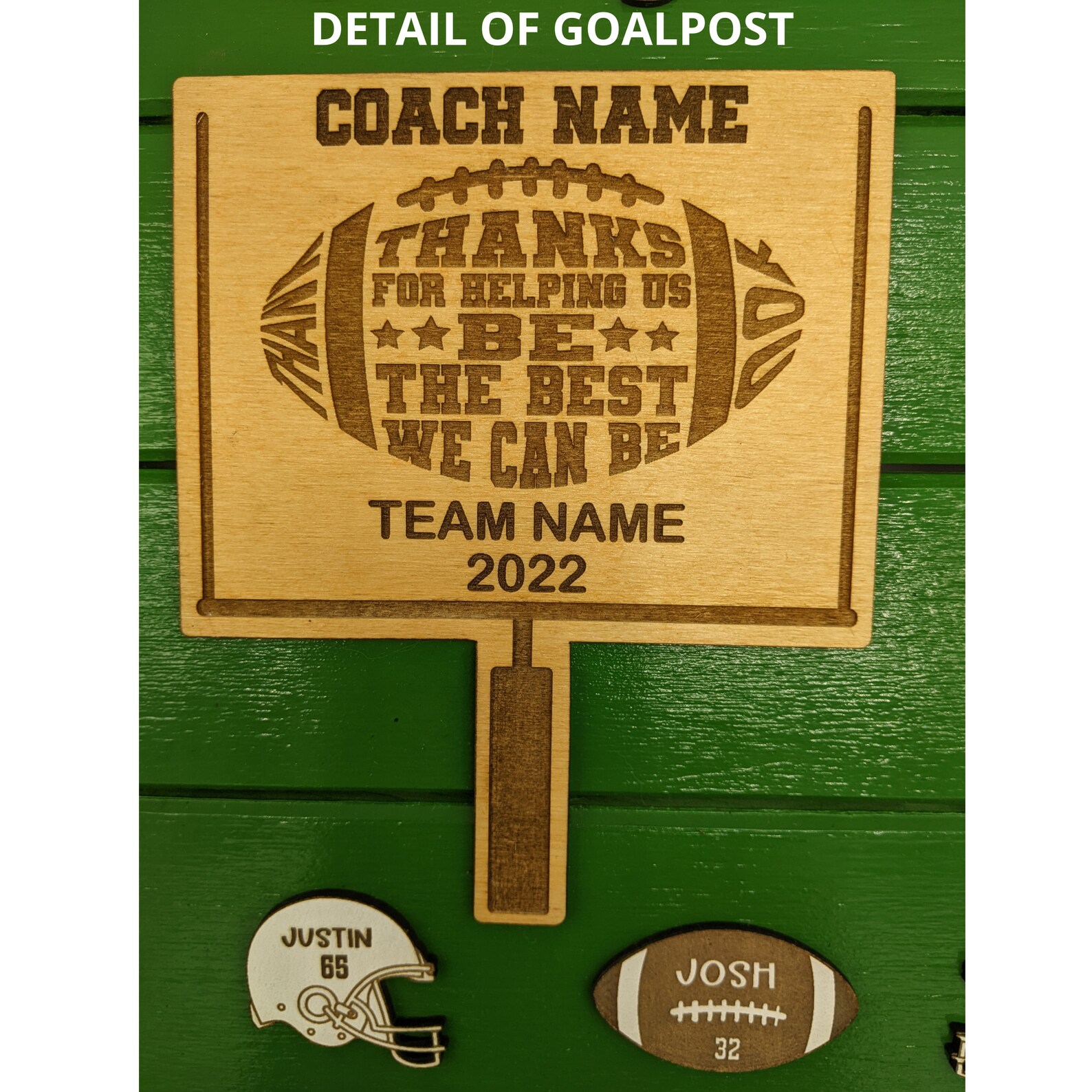 Football Coach Gift | End of Season Gift | Personalized Coach Gift ...