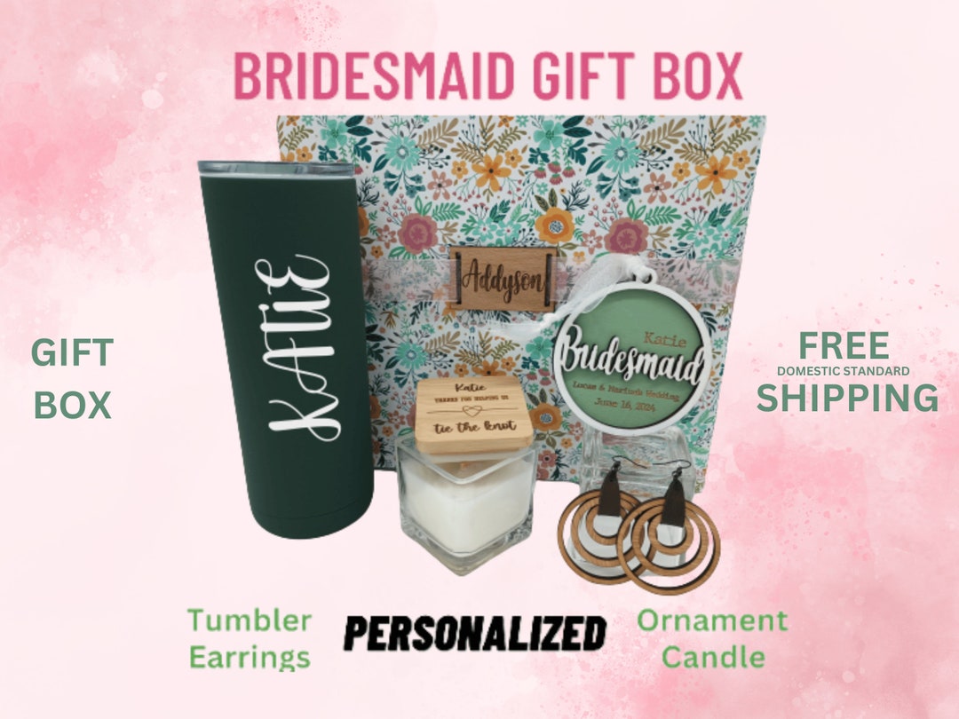 Bridesmaid Gift Set | Bridesmaid Bundle | Maid of Honor | Bridesmaid ...