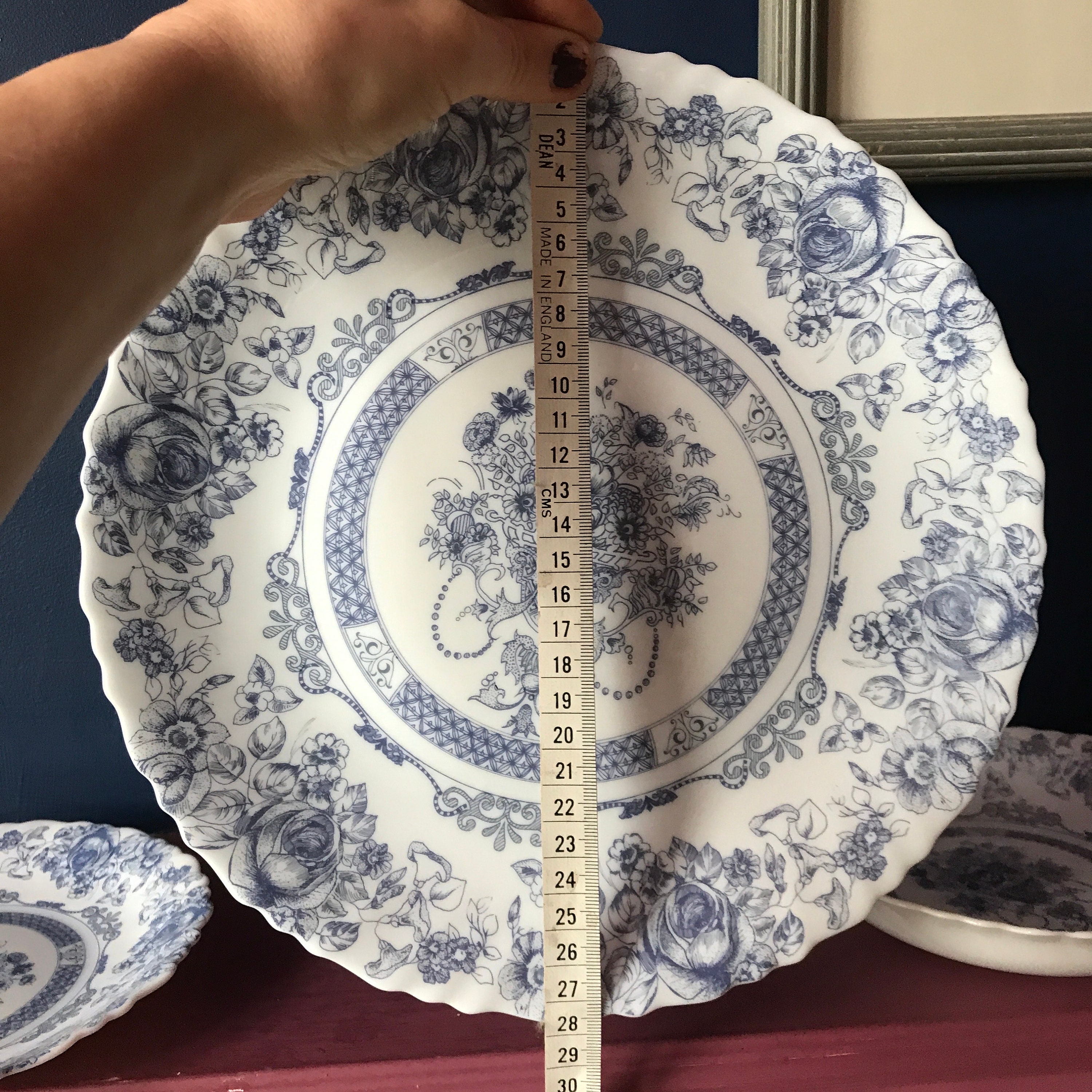 Vintage French Dinner Service for 2 Arcopal - Etsy UK