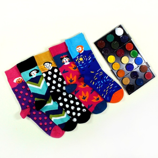 Colorful Socks - Etsy
