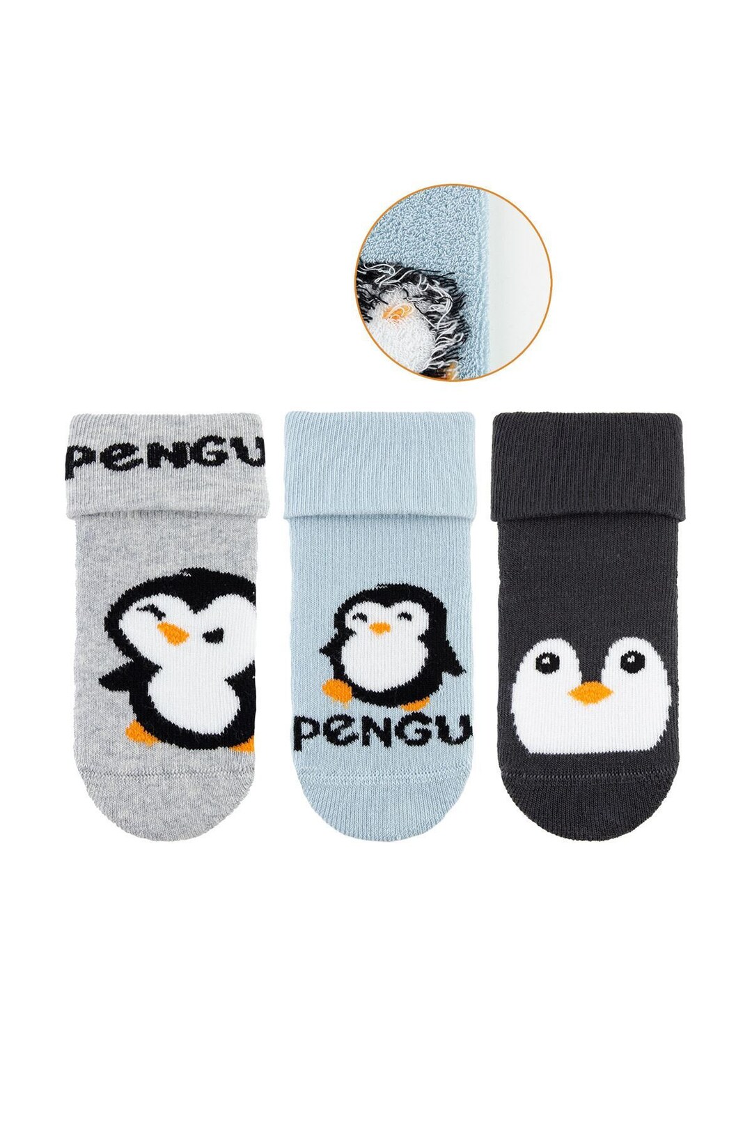 Baby Socks - Penguin - ABS - Stopper Socks - Anti-slip - Winter Socks ...