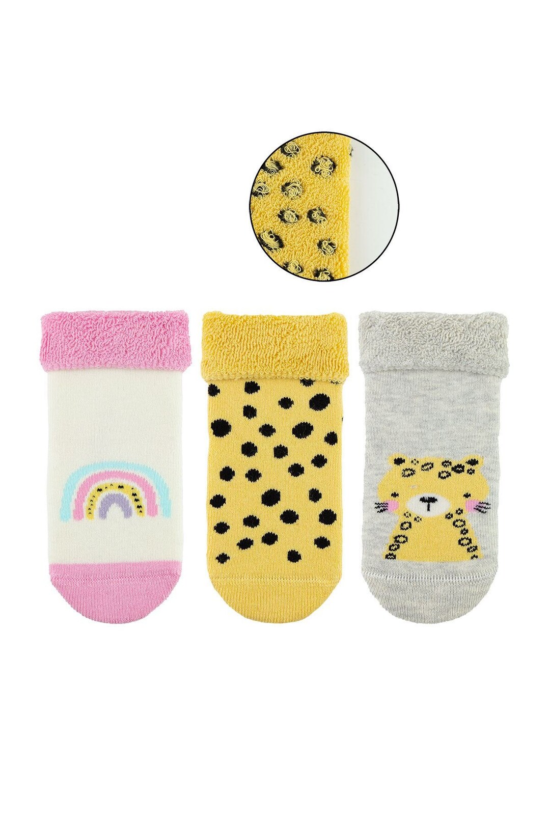 Baby Socks - Animals - Rainbow - Colorful - ABS - Non-slip Socks - Anti ...