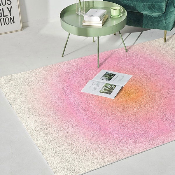 Pink Rug - Etsy