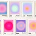 Purple Danish Pastel Poster Set Y2K Aesthetic Room Decor - Etsy