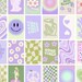 Danish Pastel Wall Collage 36pcs 4x6 in Purple Pink Aesthetic Room Decor Instant Download Flower ...