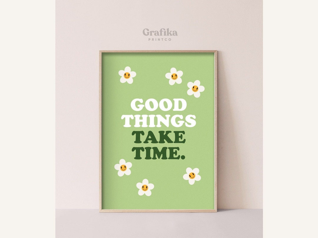 Green Danish Pastel Poster Positive Quote Printable Aesthetic Bedroom ...