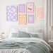 Purple Pink Danish Pastel Poster Set Pinterest Prints Aesthetic Room Decor Postive Quote Matisse ...
