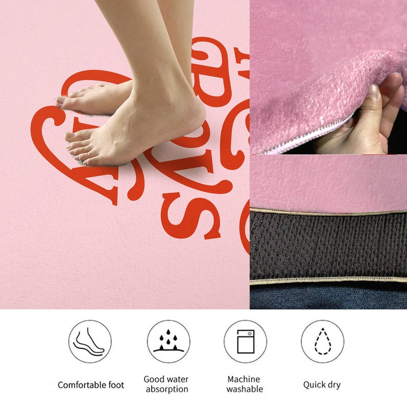 Retro Pink Aesthetic Carpet Funky Danish Pastel Decor Rug - Etsy